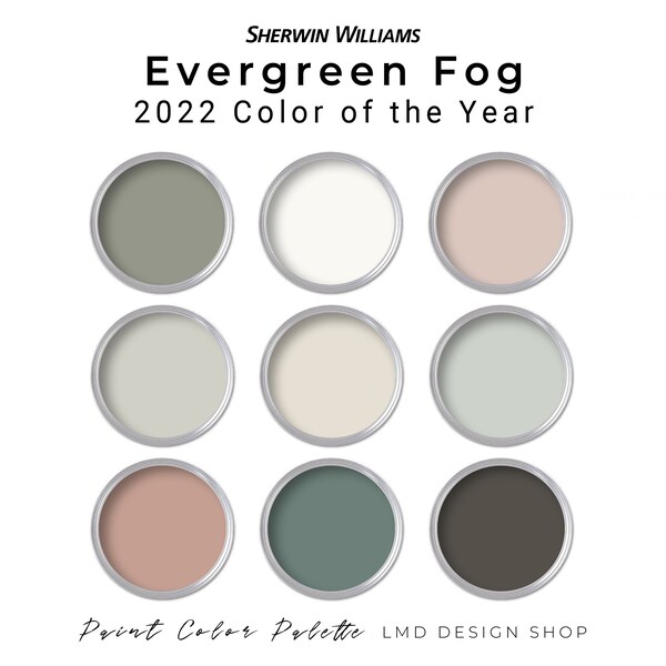 Evergreen Fog Paint Palette - Etsy