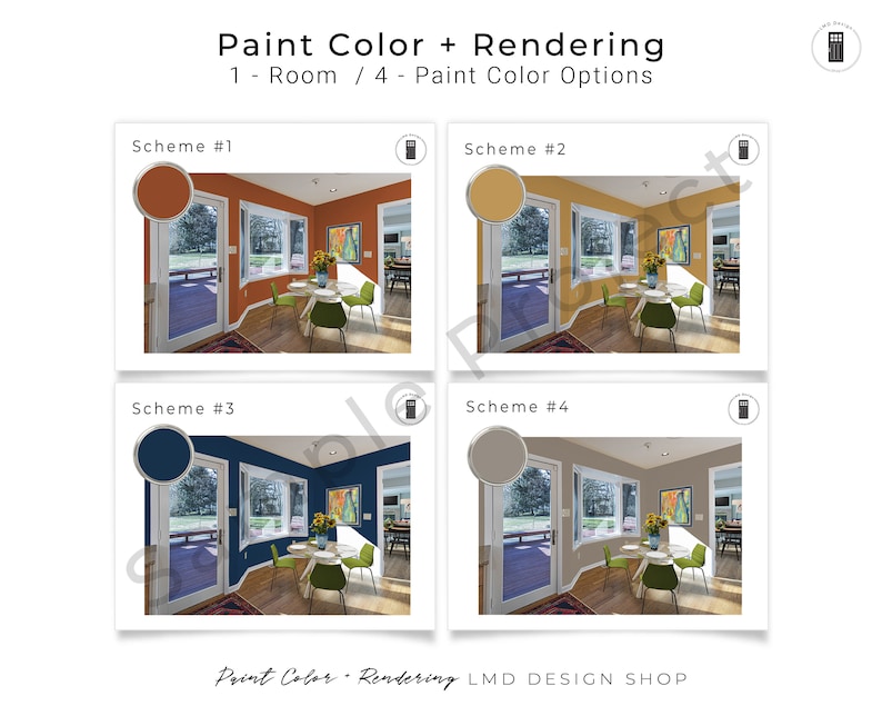 Paint Color Consultation & Rendering | Custom Paint Selection With ...
