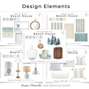 Beach House Valspar Paint Color Palette | Whole House Paint Palette - Etsy