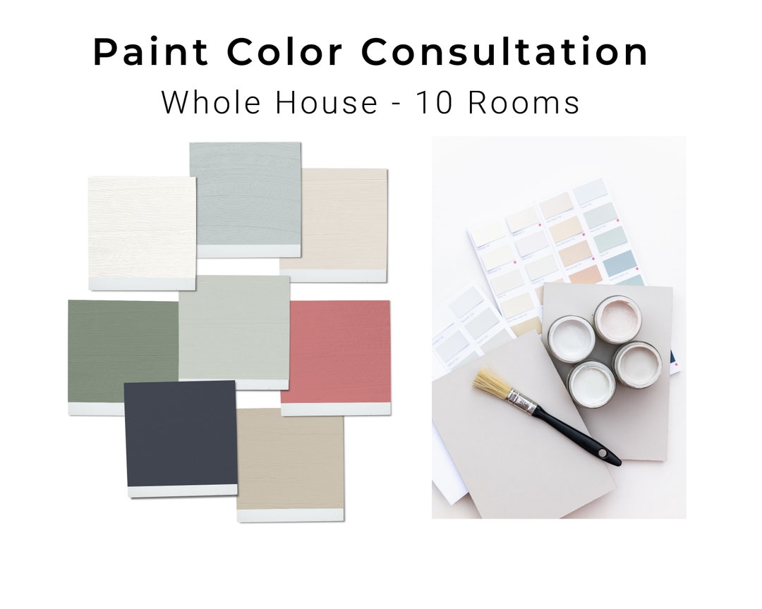 Interior Paint Color Consultation | Whole House Paint Color Palette ...