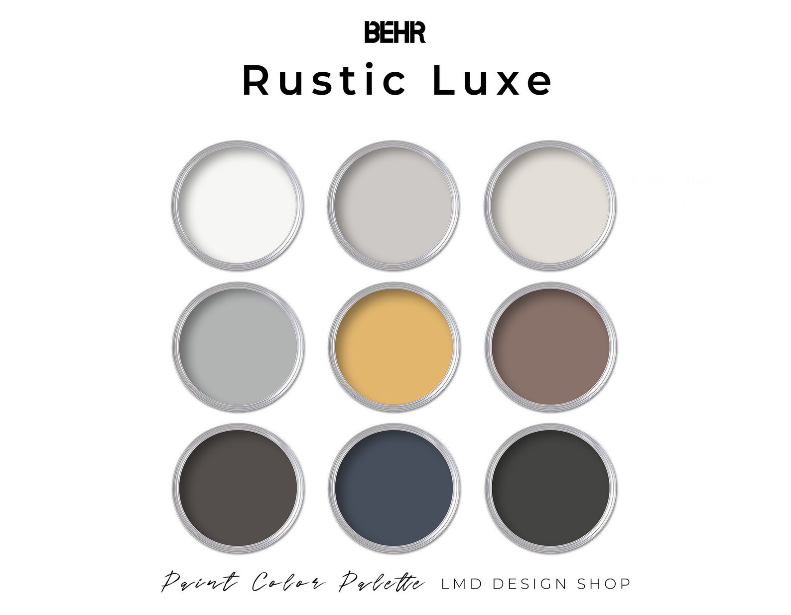 Behr Rustic Moody Paint Color Palette Whole House Rustic Paint Palette ...