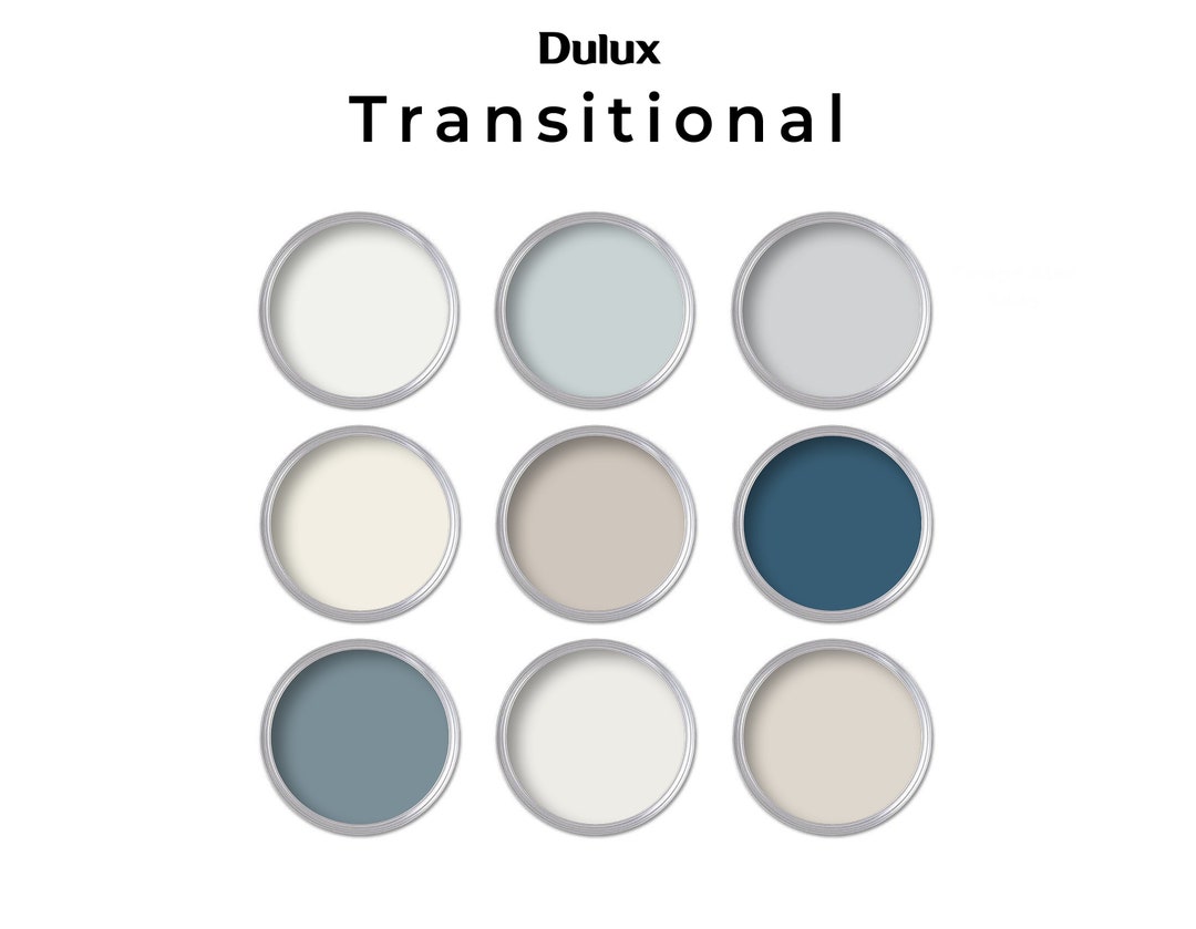 Transitional Dulux Paint Color Palette | Interior Paint Palette Dulux ...