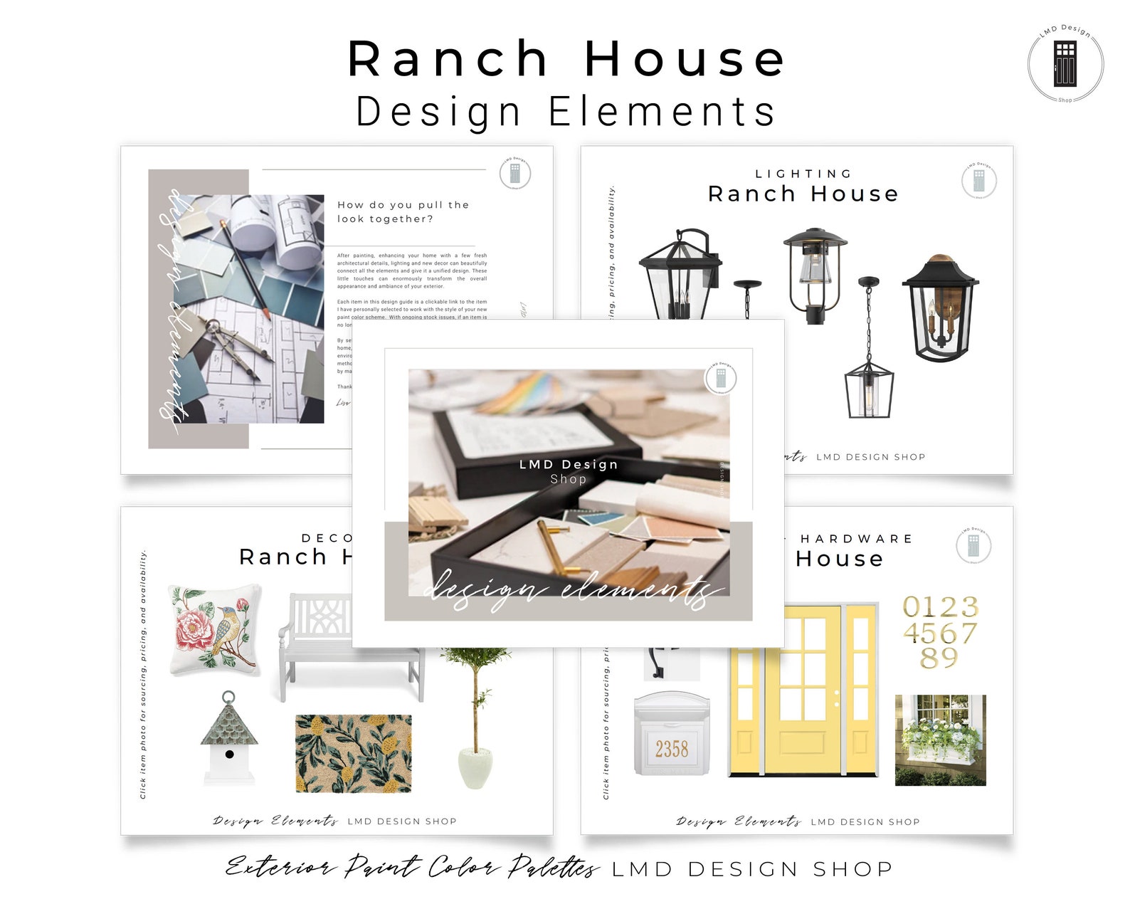 Exterior Paint Color Palette for Ranch House Paint Colors for Exterior ...
