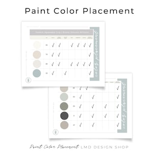 Beach House Valspar Paint Color Palette | Whole House Paint Palette - Etsy