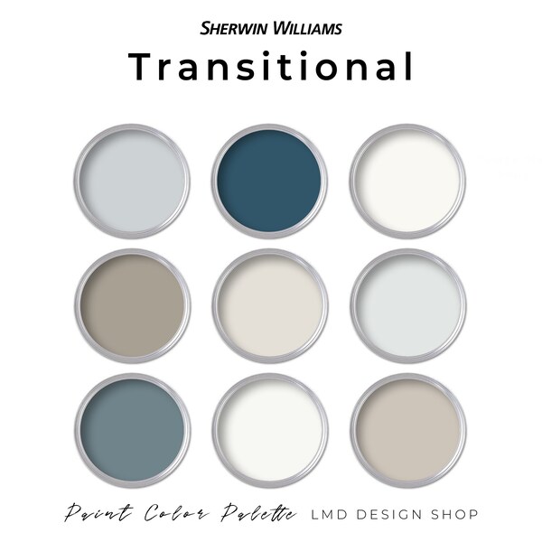 Sherwin Williams Color Palette - Etsy