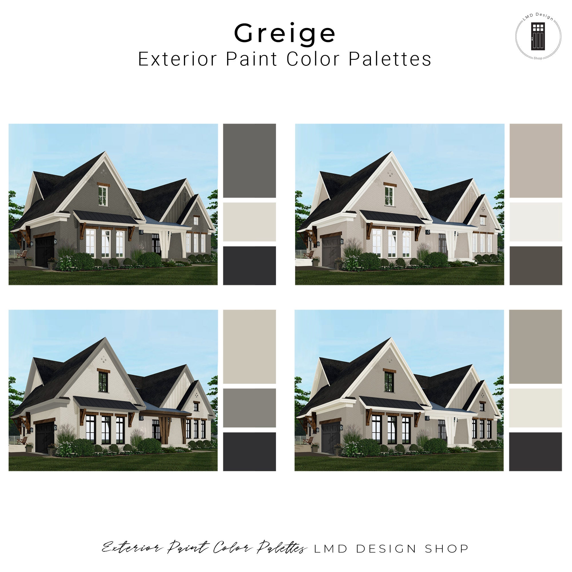 Greige Exterior House Color 42 Exterior Color Schemes For Every