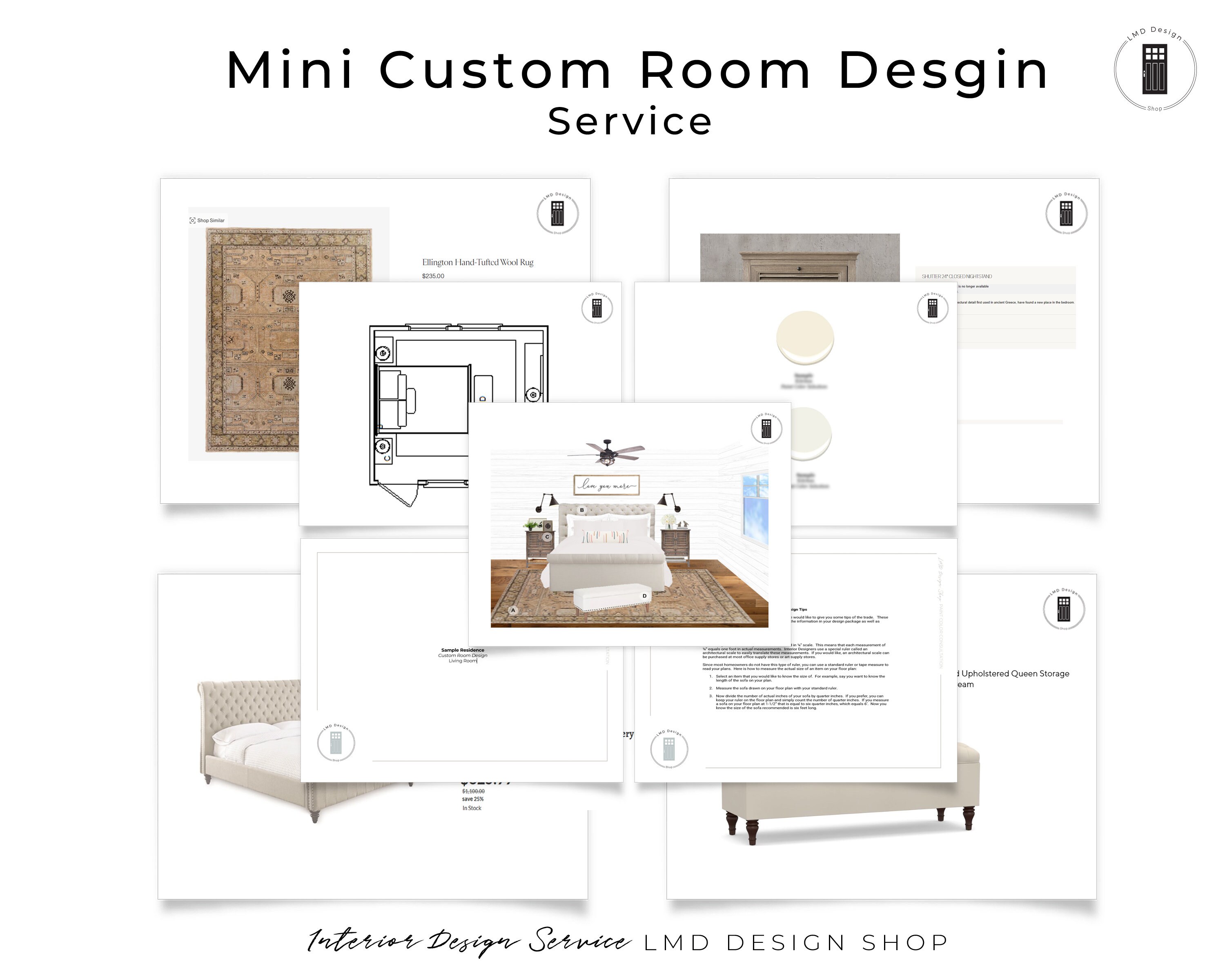 Online Interior Design Services | Custom Room Mini Design - Etsy