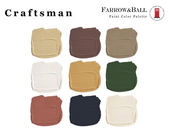 Craftsman Paint Color Palette - Etsy