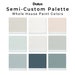 Custom Dulux Paint Color Palette | Interior Design Paint Scheme - Etsy ...