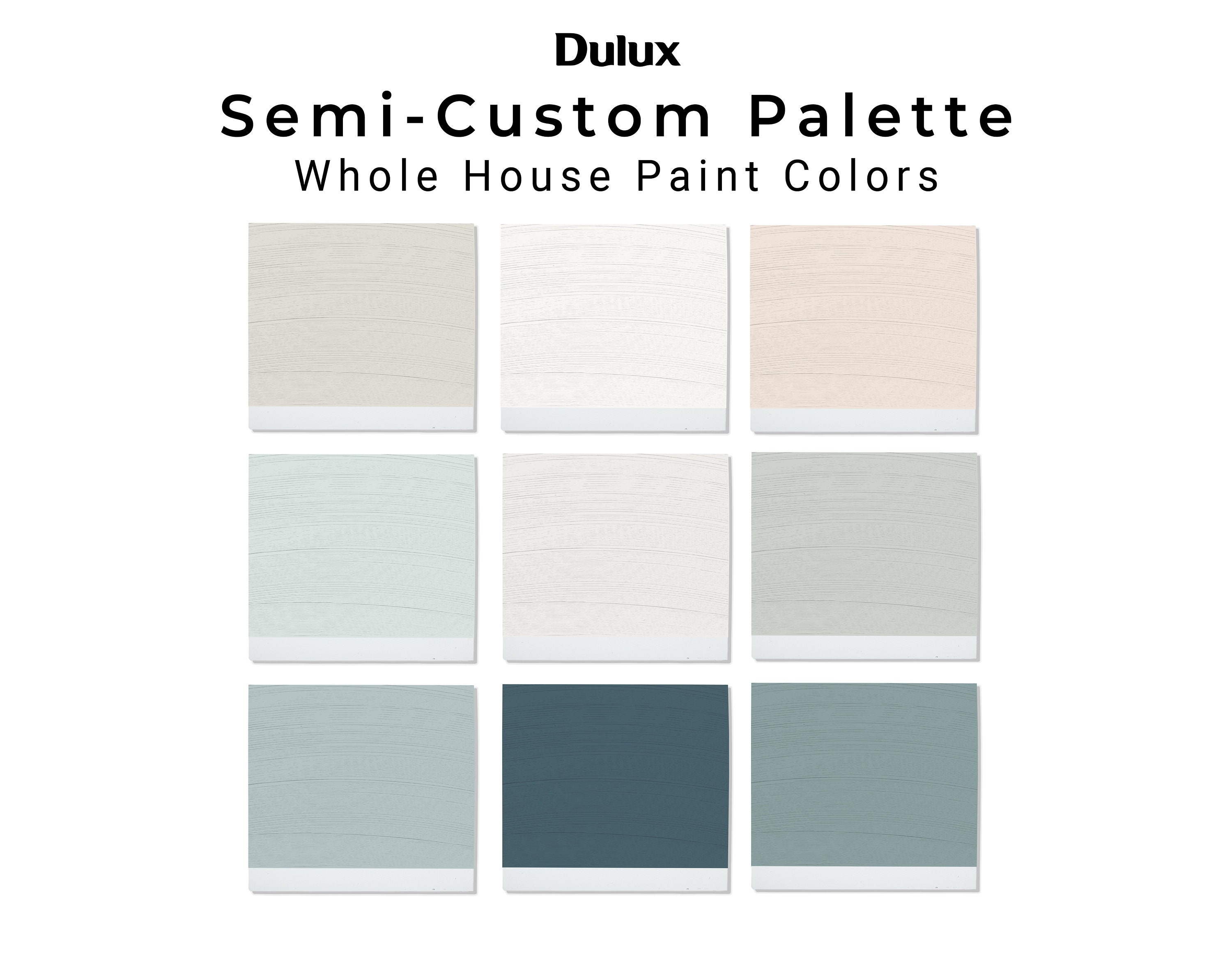 Custom Dulux Paint Color Palette Interior Design Paint Scheme - Etsy