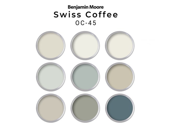 Swiss Coffee Benjamin Moore, Neutral Paint Colors, Whole House Color ...