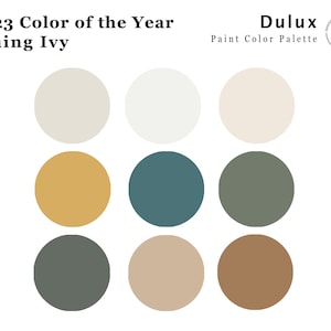Vining Ivy Dulux Color Palette 2023 Color of the Year Dulux - Etsy New ...