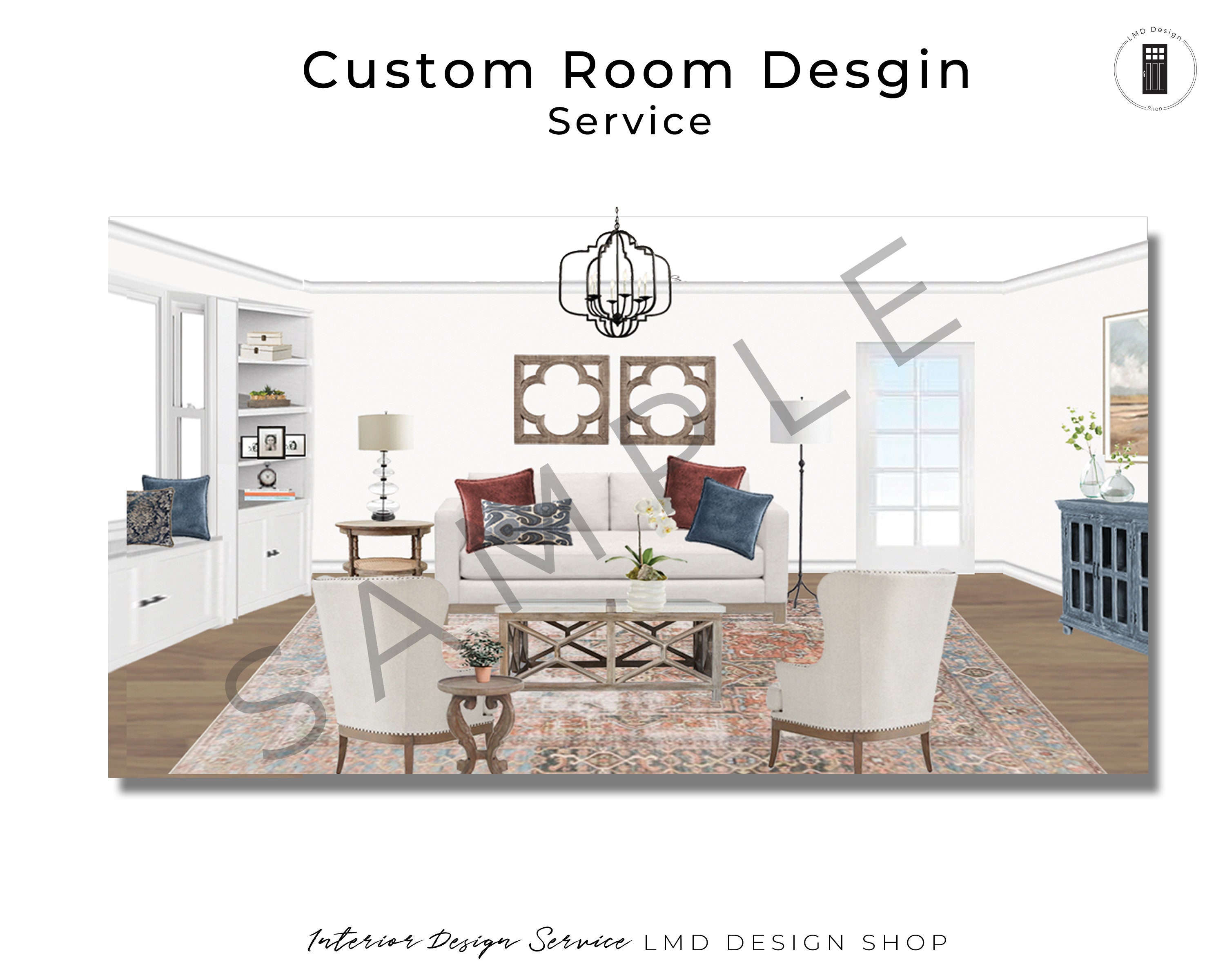Custom Room Design Service | Professional Interior Design Makeover - Etsy
