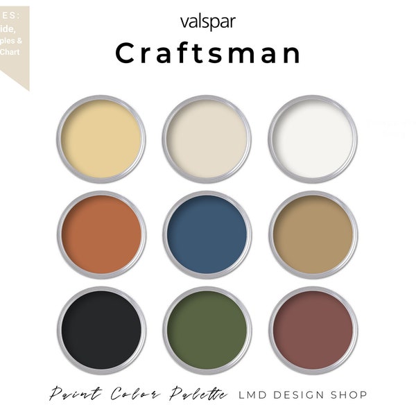 Craftsman Color Palette - Etsy
