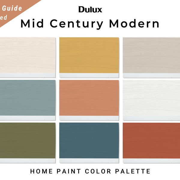 Mid Century Modern Painted - Etsy