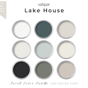 Valspar Lake House Cabin Paint Palette Whole House Paint - Etsy