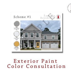 Additional Paint Color Scheme for Exterior Paint Color - Etsy