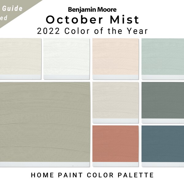 October Mist Benjamin Moore - Etsy
