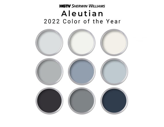 Sherwin Williams Aleutian HGTV Paint Palette Whole Home Paint Color Palette Etsy UK