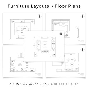 Floor Plans Furniture Layout Interior Design Space (Instant Download ...
