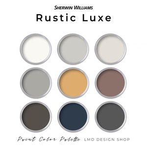 Sherwin Williams Rustic Paint Palette Whole House Paint - Etsy