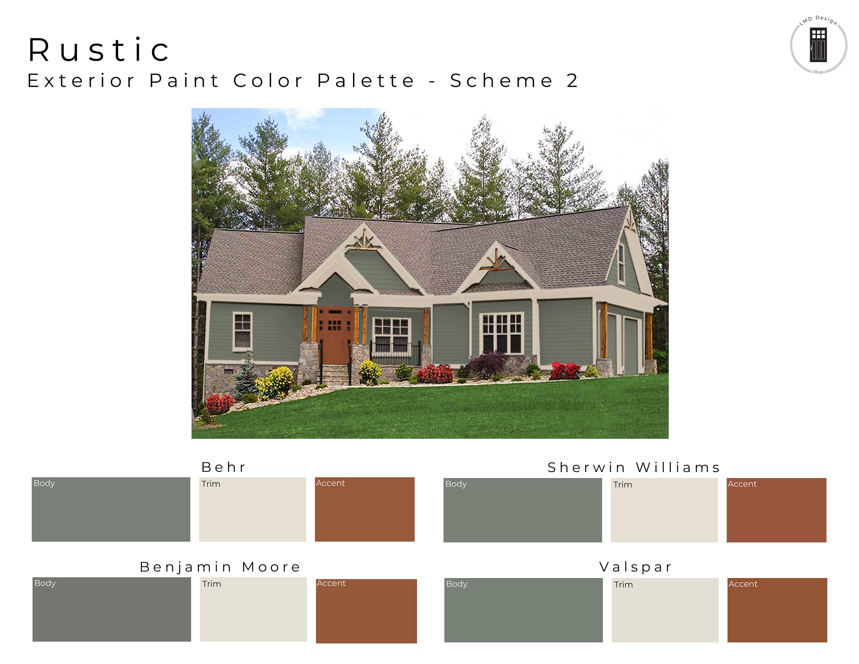 Rustic Paint Color Schemes Rustic Fall Color Schemes | House Painter,
