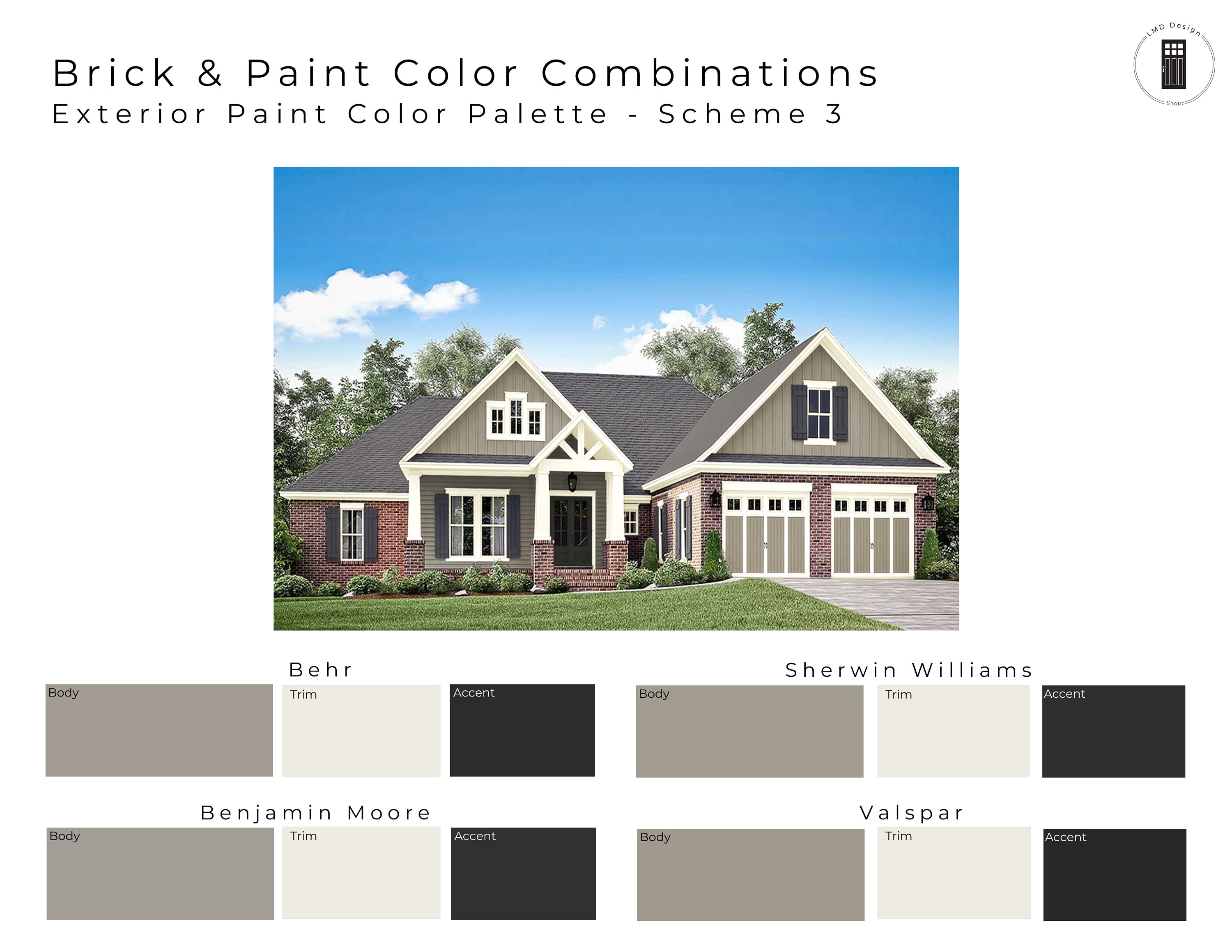 Exterior Paint Color Palette For Ranch House Paint Colors, 49% OFF