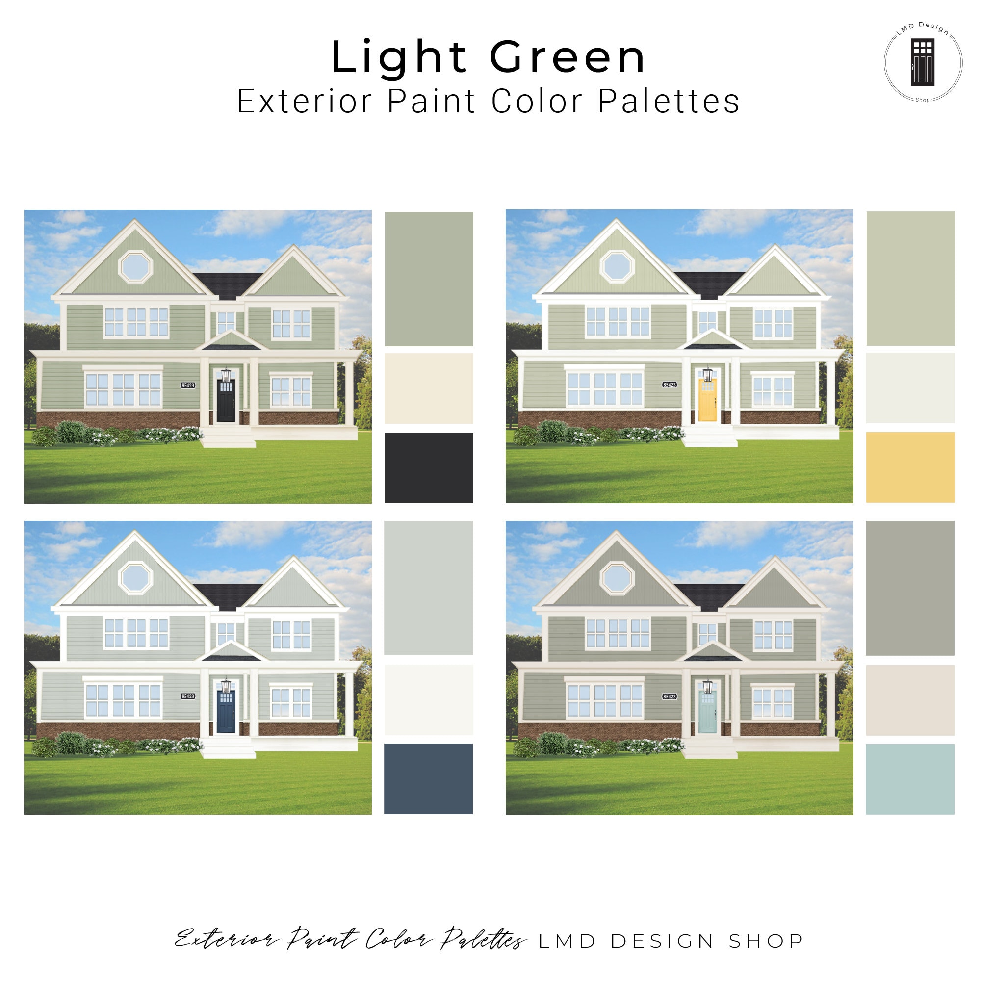 Sage Green Exterior Color Schemes 2025 Color Collection Of The Year