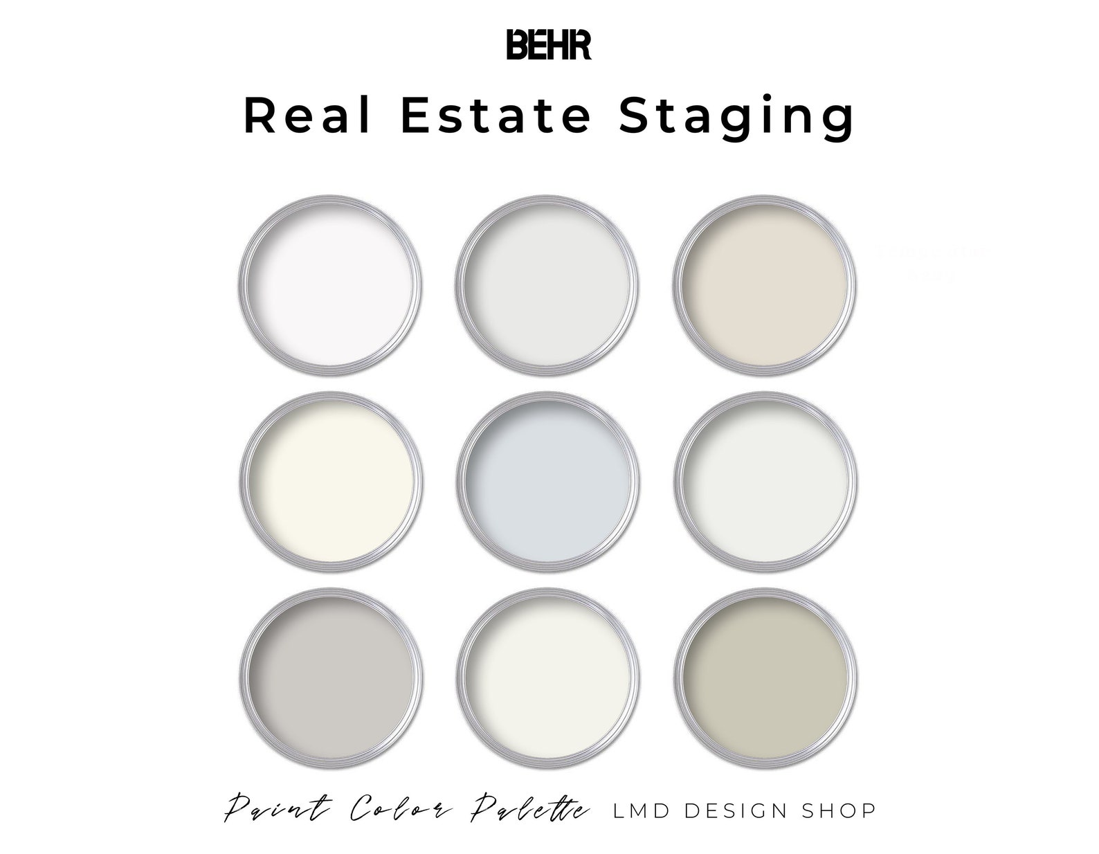 Behr Neutral Paint Color Palette Whole House Paint Palette for Real ...