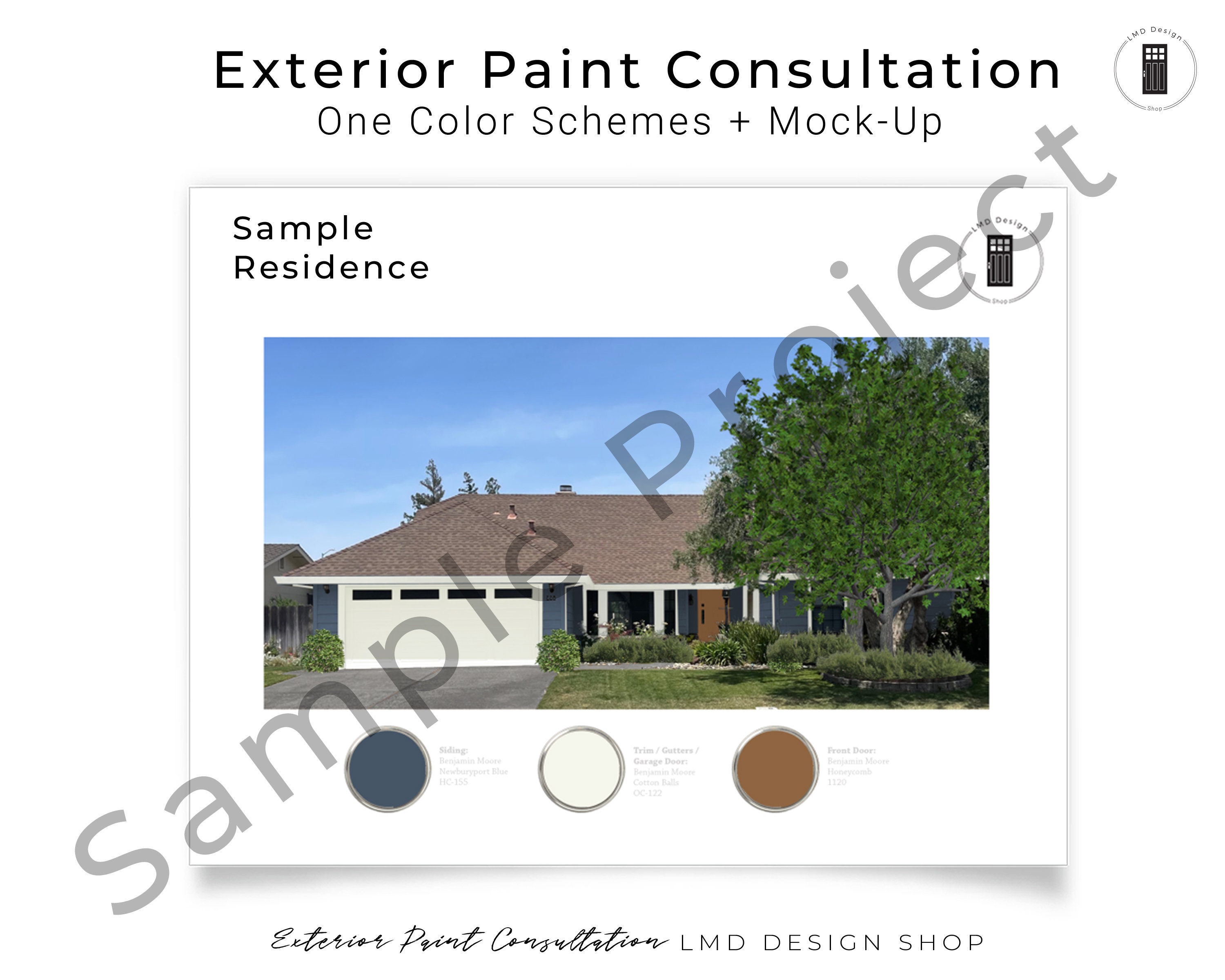 Exterior Paint Color Consultation + Rendering | House Paint Color ...