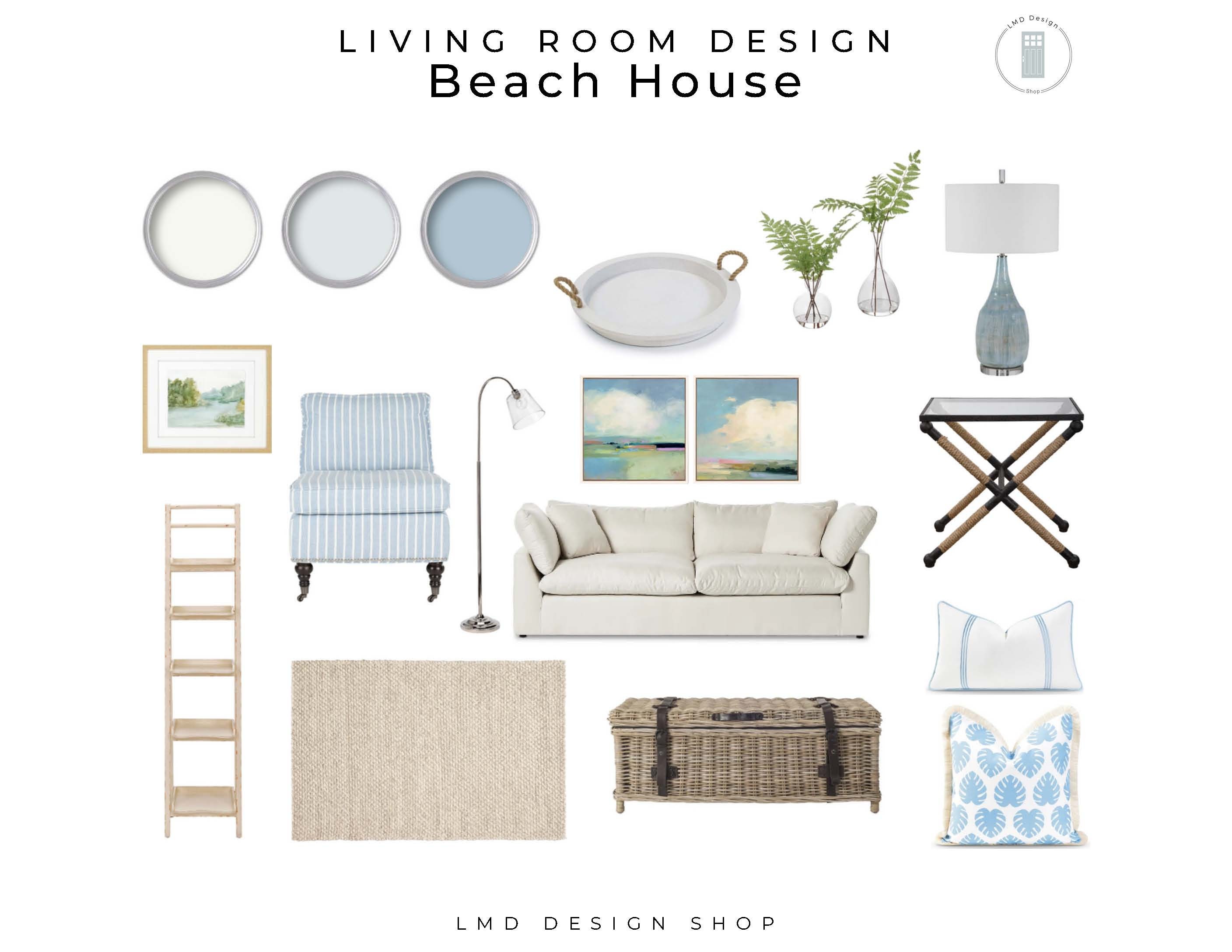 Bundle Beach House Design Mood Boards Whole House Beach Style Interior ...