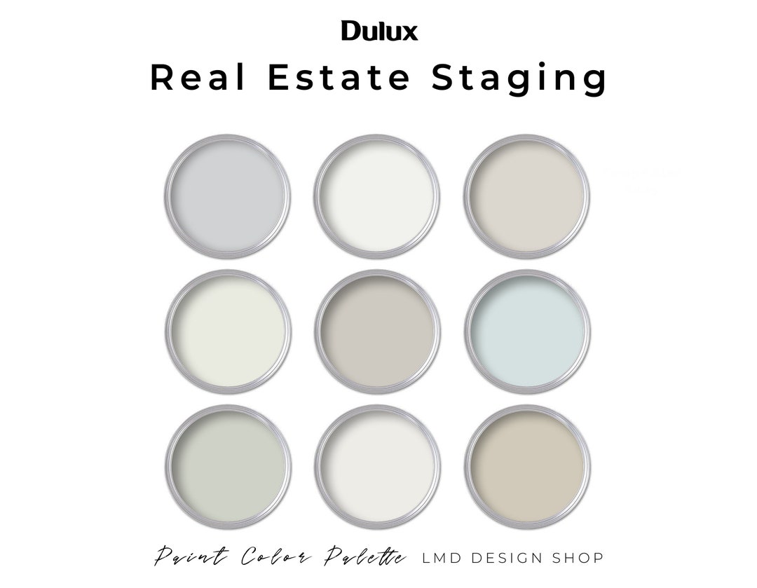 Real Estate Staging Paint Palette Dulux Whole House Paint - Etsy