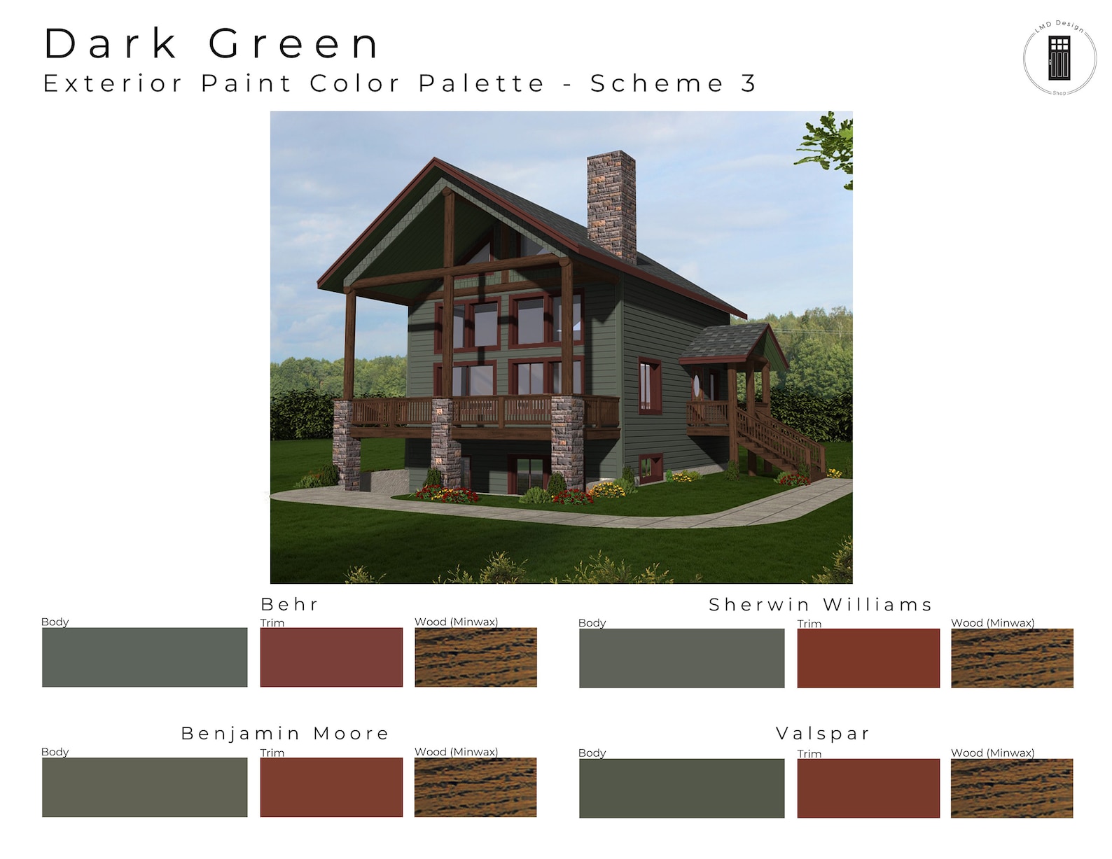 Dark Olive Green Exterior Paint Palettes Green House Exterior Paint ...
