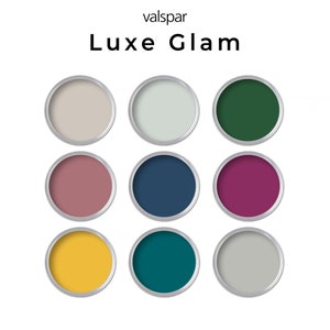 Glam Luxe Valspar Paint Palette | Whole House Paint Palette - Etsy