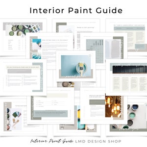 Beach House Valspar Paint Color Palette | Whole House Paint Palette - Etsy