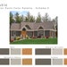 Rustic Exterior Paint Color Palettes | Paint Colors for Exterior - Etsy