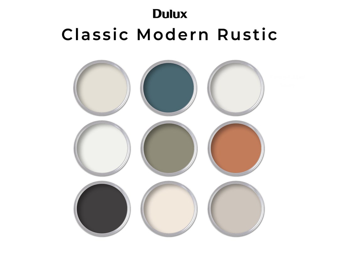 Rustic Modern Dulux Paint Color Palette | Interior Palette Dulux ...
