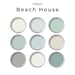 Beach House Valspar Paint Color Palette Whole House Paint Palette - Etsy