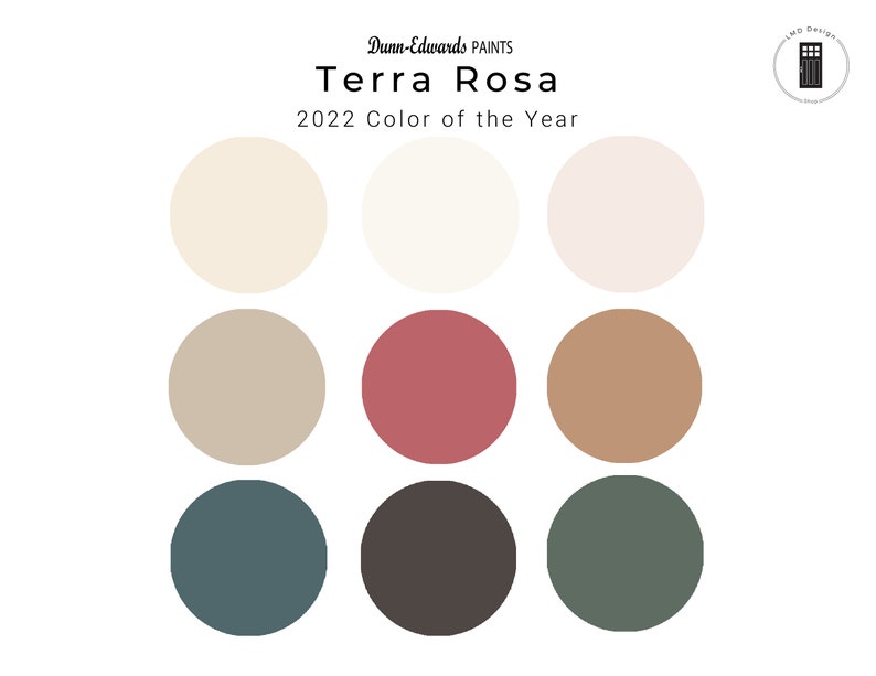 Dunn-edwards Terra Rosa 2023 Color Year Boho Paint Color - Etsy
