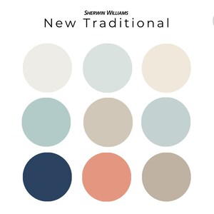 Sherwin Williams Traditional Paint Color Palette, Paint Scheme | Whole ...