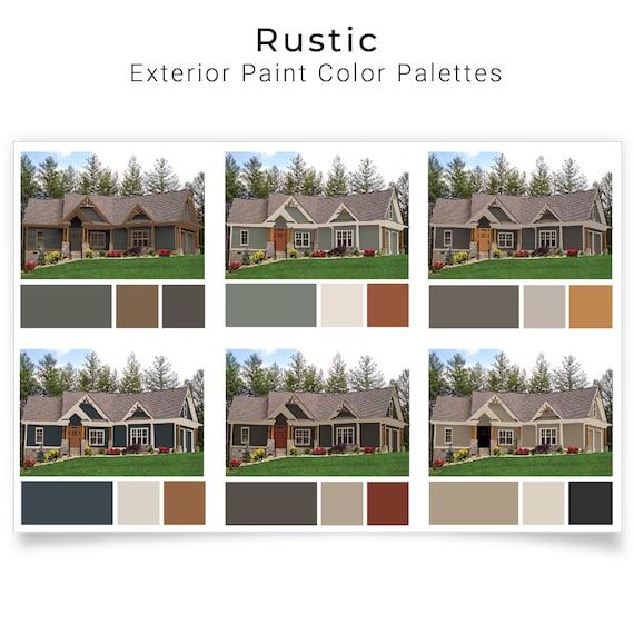 Exterior Color Palettes Of Three