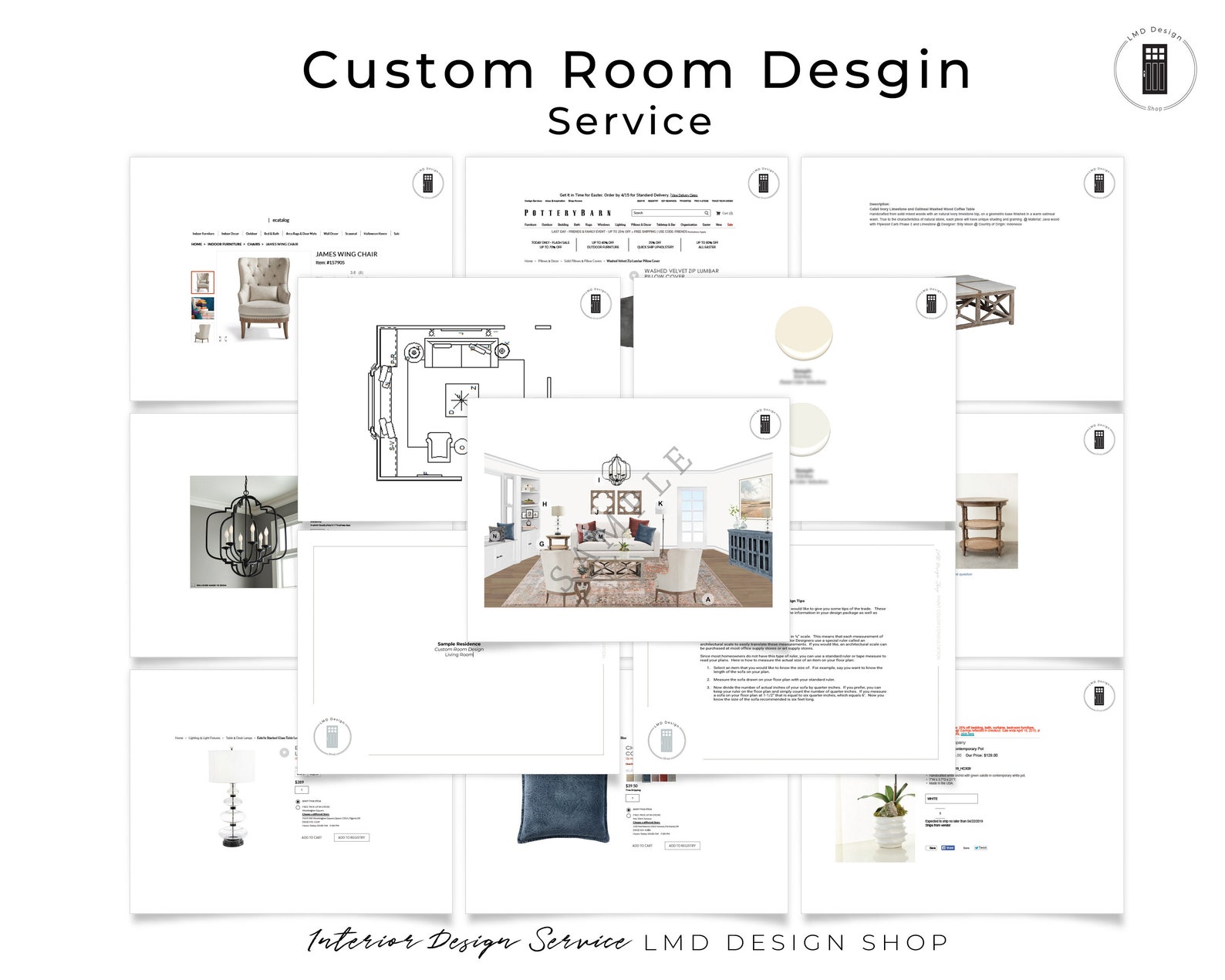 Custom Room Design Service | Professional Interior Design Makeover - Etsy