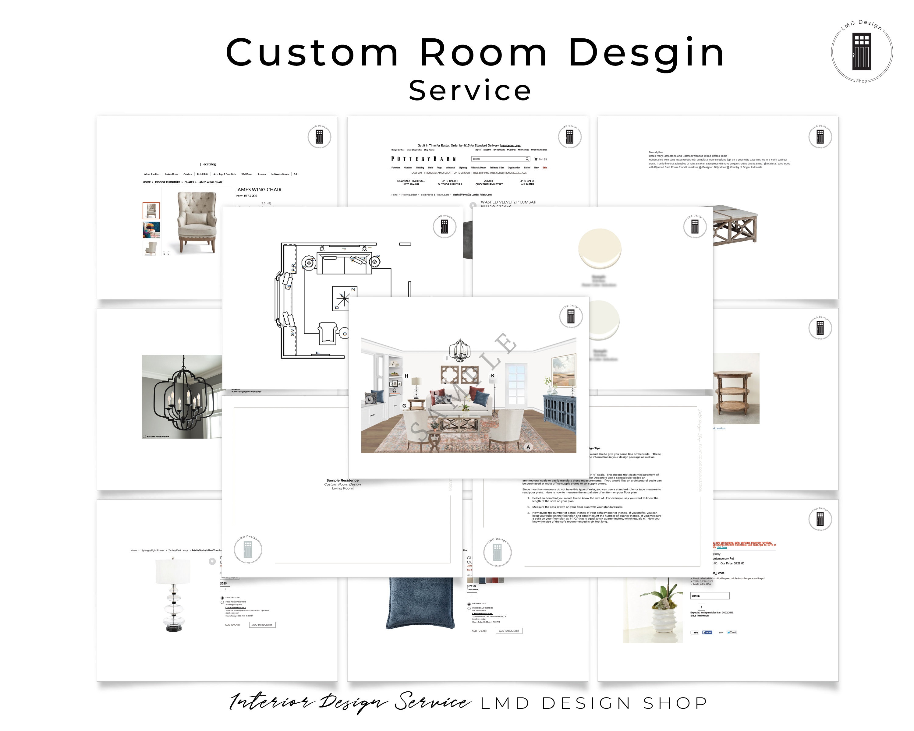 Custom Room Design Service | Professional Interior Design Makeover - Etsy