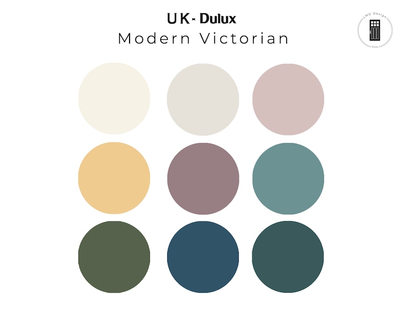 UK Dulux Victorian Paint Color Palette Modern Victorian Dulux UK ...
