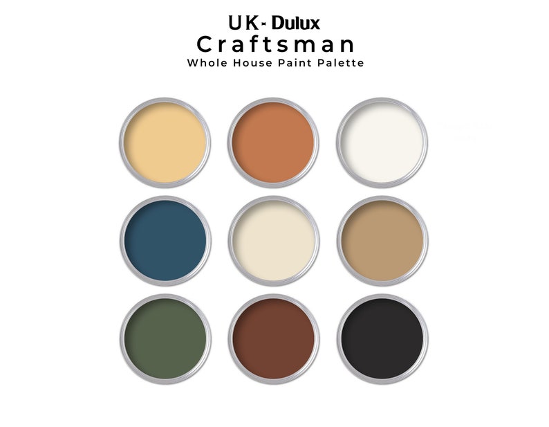 Craftsman Paint UK Dulux Color Palette Historic Home Dulux UK Interior ...