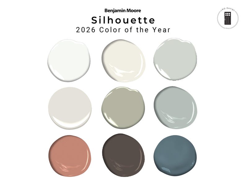 Benjamin Moore 2026 Silhouette Palette | Designer Paint Colors | Warm ...