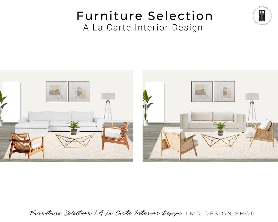 Interior Design Service Furniture Selection Mood Board - Etsy