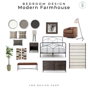 Modern Farmhouse Room Design Bundle | Rustic House Design Mood Board ...