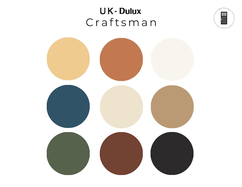 Craftsman Paint UK Dulux Color Palette Historic Home Dulux UK Interior ...
