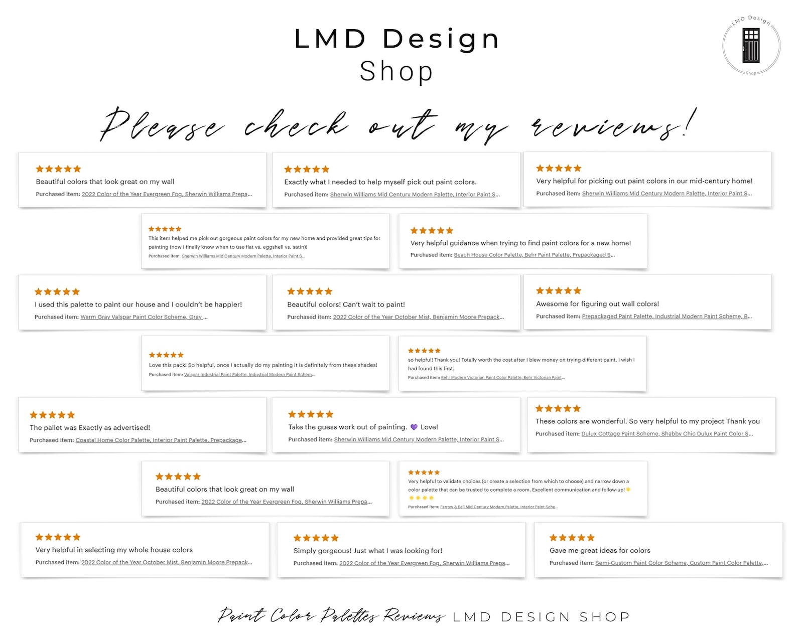 Interior Paint Color Planner | Printable Home Paint Tracker - Etsy